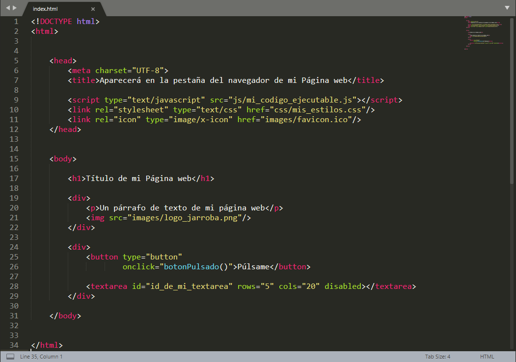 Usar Servidores y crear una web - Jarroba